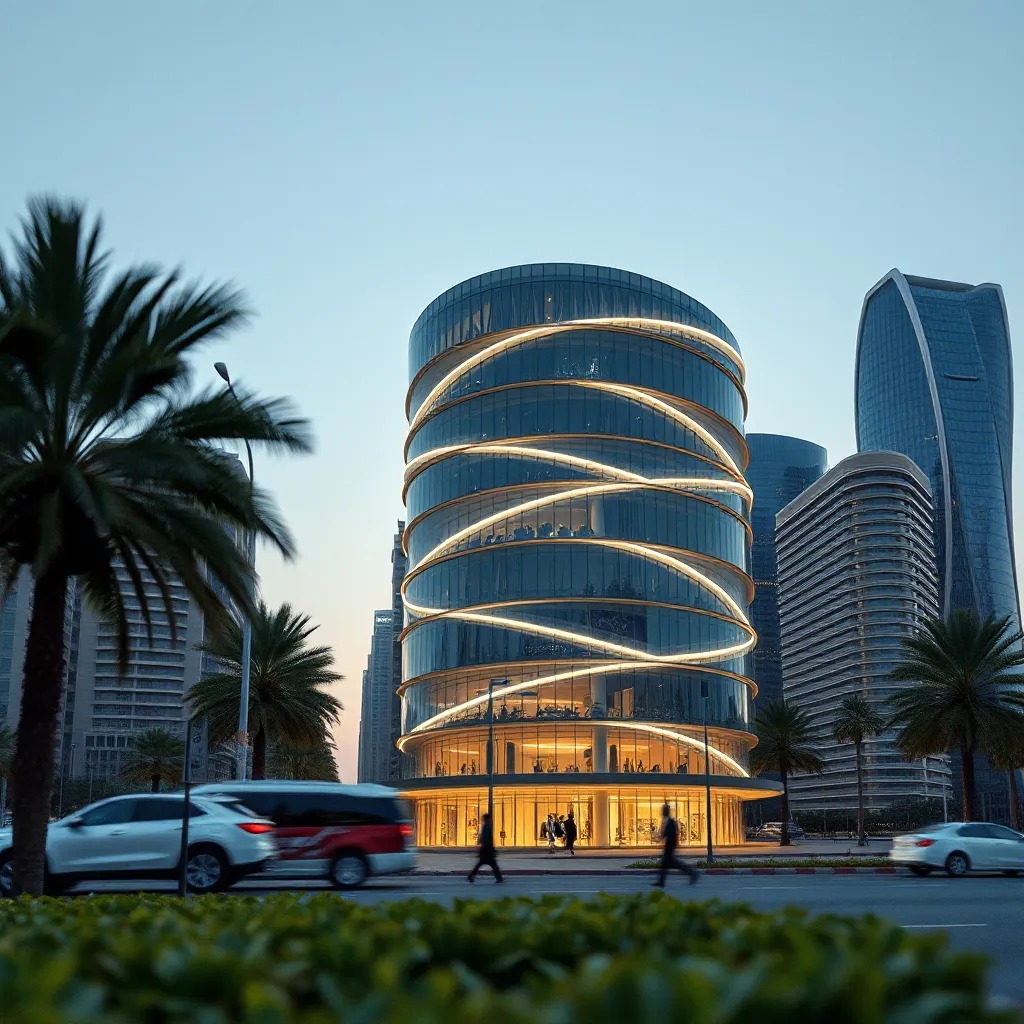 The Curve Building: A Modern Architectural Icon on Sheikh Zayed Road